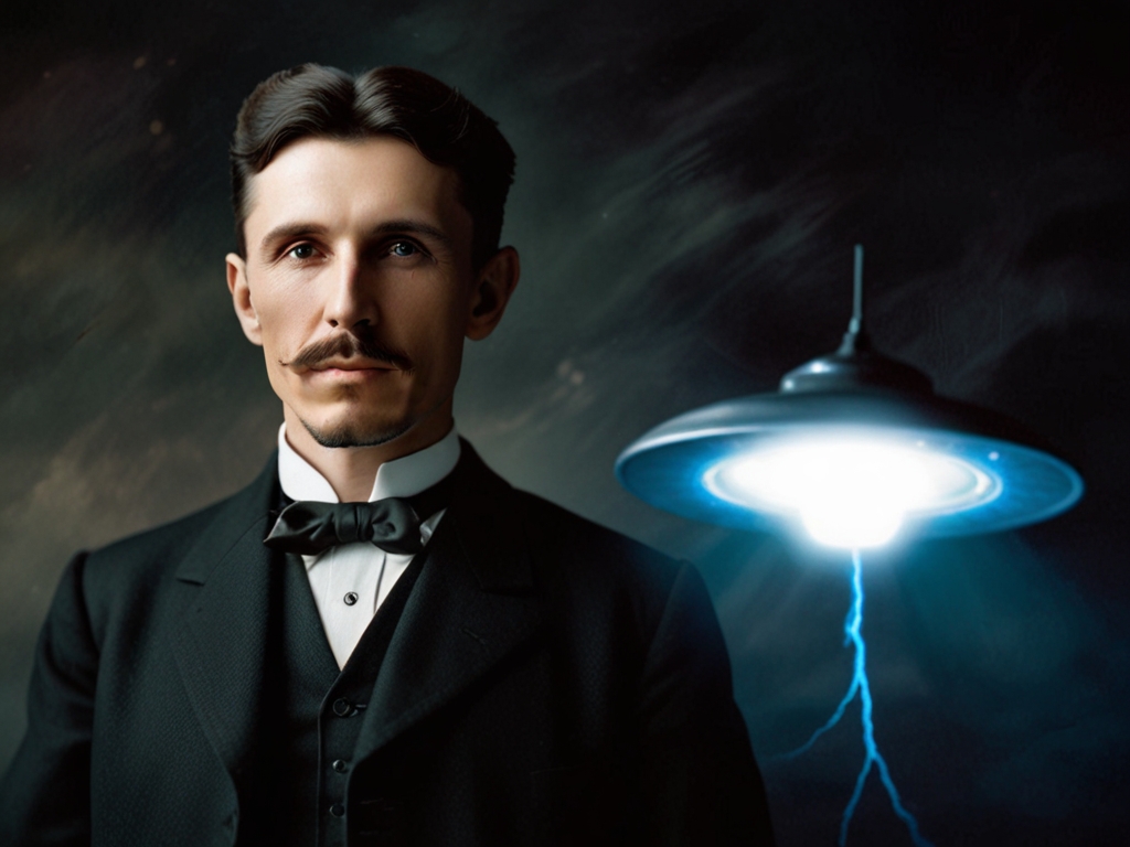 OZN lui Nikola Tesla. A fost realizat cu ajutorul extratereștrilor?