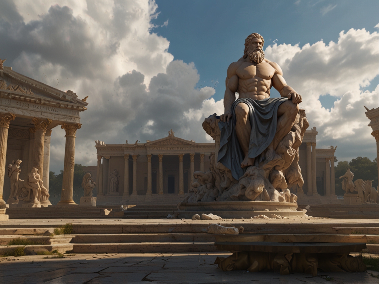 Ce se știe despre statuia lui Zeus din Olympia: O minune pierdută ...